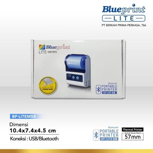Jual Printer Thermal Portable Bluetooth BLUEPRINT LITE 58 - Kab ...