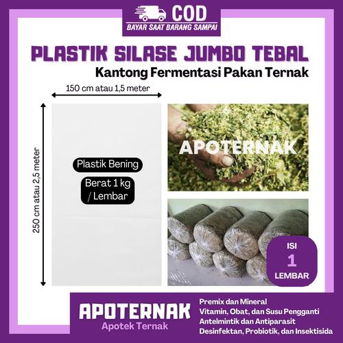 Jual Plastik Silase Fermentasi Pakan Ternak | Tebal 150 Mikron | 150x250 cm - Kota Surabaya ...