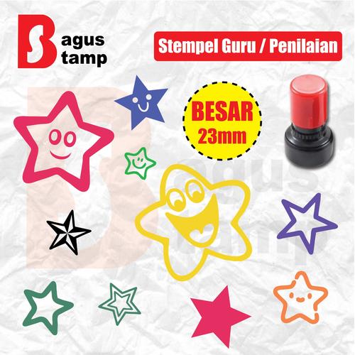 Jual Stempel Guru Bintang [BESAR] Star Teacher Stamp Penilaian Rewards ...