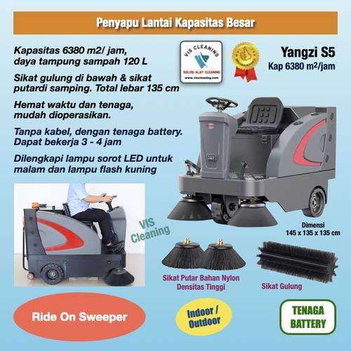 Jual Ride On Sweeper YZ-S5 / Mesin Penyapu Kapasitas Besar (Bengan ...