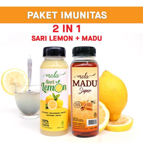 Promo Paket Imunitas 2 in 1 Sari Lemon + Madu - Lmon 250ml+Madu ...