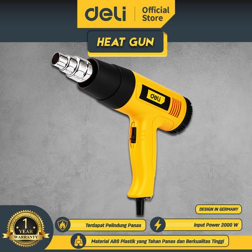 Promo Deli Heat Gun / Pistol Senapan Panas 2000W Pelindung Panas ...