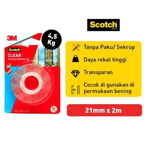 Jual 3M Scotch Double Tape VHB Mounting Transparan 4010C indoor outdoor ...