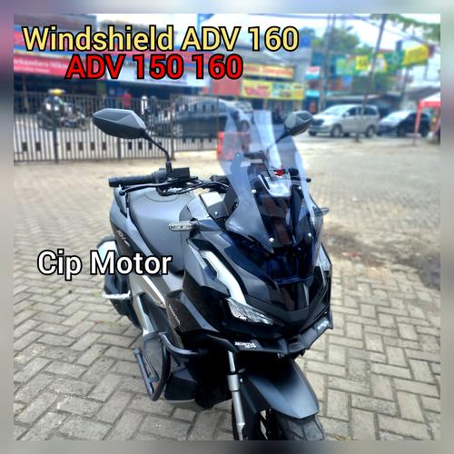 Jual Ws Visor Windshield Honda ADV 150 Model rayben clear hitam - YDP ...