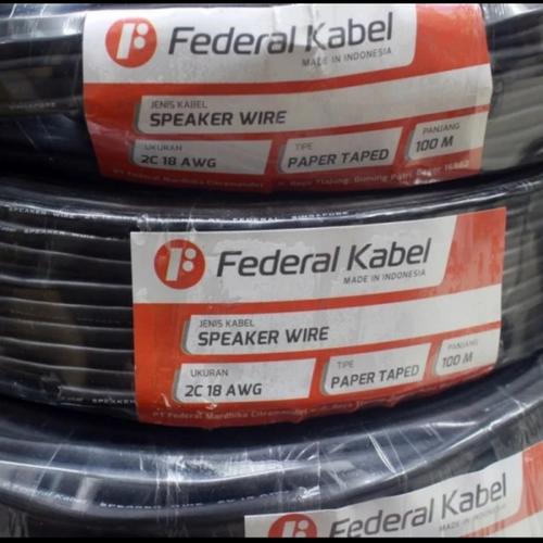 Jual Federal Kabel Speaker Wire 2C 18 AWG 100 meter - Jakarta Pusat ...