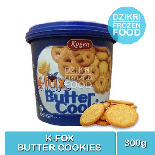 Jual Kfox kogen butter cookies 300gr | K-fox | K fox - Kab. Tangerang ...