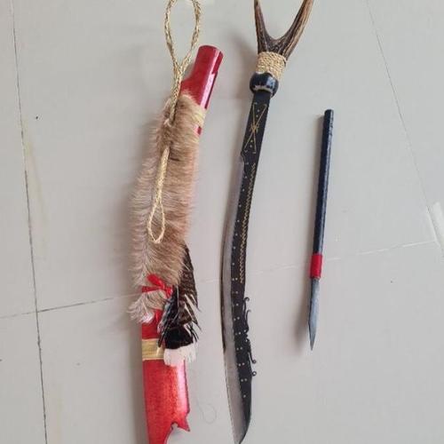 Jual Nardo Mandau Jimpol Panjang 80 Cm Mandau Khas Suku Dayak ...