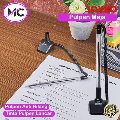 Jual Pulpen Meja Joyko Stand Tali Pena Kasir Bolpen Meja Kerja Berdiri ...