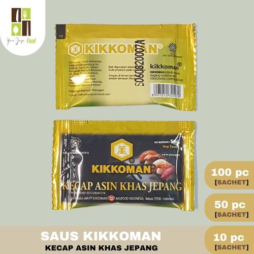 Jual Kikkoman Soy Sauce Halal Sachet / Kecap Asin Khas Jepang 100 pcs ...