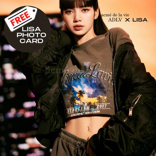 Promo ADLV X LISA Tropical Script Logo T-shirt Authentic Cicil 0% 3x ...