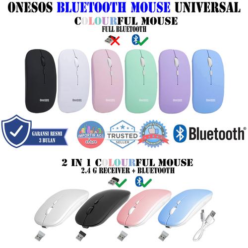 Jual Bluetooth Optical Mouse Universal Wireless Colourful Slim Design ...