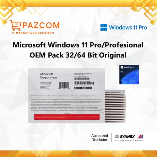 Promo Microsoft Windows 11 Pro / Professional OEM Pack 32 / 64 Bit ...