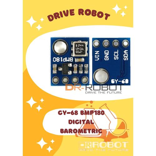 Jual GY-68 BMP180 Digital Barometric Pressure Sensor Module Arduino ...