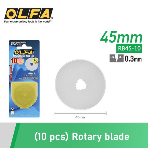 Jual Olfa Refill Rotary Cutter 45mm RB-45-10 Spare Blade (10pcs per ...