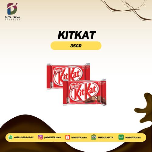Jual KitKat 4F 4 Finger Wafer Chocolate 35 Gram Nestle Biskuit Cokelat ...