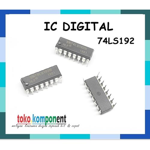 Jual 74LS192 74ls192n 74192 Decade Up Down Counter with Clear dip 16 ...