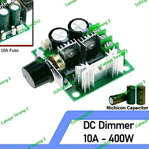 Jual Dimmer DC 12v-40v 10A Dimmer DC 12V-40V Motor Speed Controller PWM DC - Kota Tangerang ...