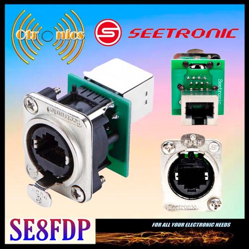 Jual SEETRONIC CHASSIS ETHERCON RJ45 SE8FDP PANEL MOUNT ORIGINAL ...