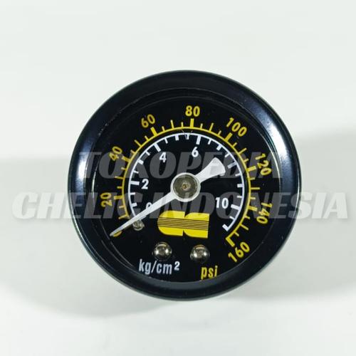 Jual PG SERIES CHELIC PRESSURE GAUGE CENTER BACK TYPE 10 BAR DRAT 1/4 ...
