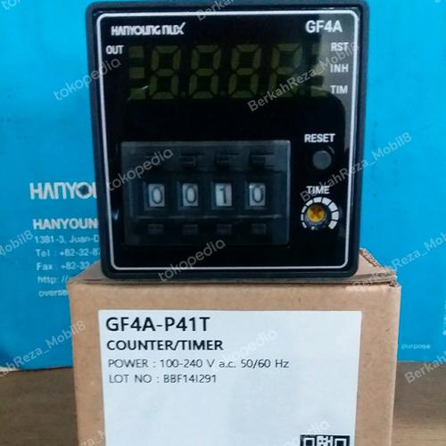Jual COUNTER TIMER GF4A-P41T ( TYPE BARU ) HANYOUNG 100% ORI BERGARANSI - Kab. Bekasi ...