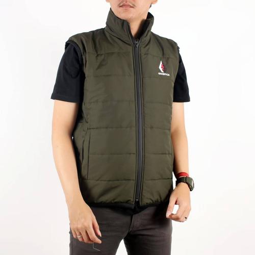 Jual rompi gelembung pria/ jaket rompi gelembung pria taslan anti Air ...
