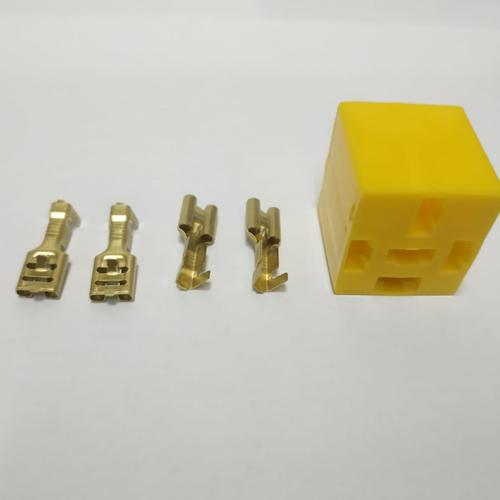 Jual SOCKET RELAY KUNING K4 - K5 + TERMINAL UTILUX TANPA KABEL - Socket ...