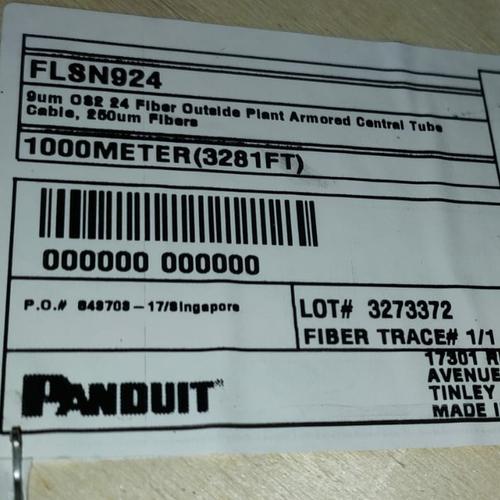 Jual Panduit FO Cable 24 Core Singlemode Outdoor 9/125UM Kabel Fiber ...