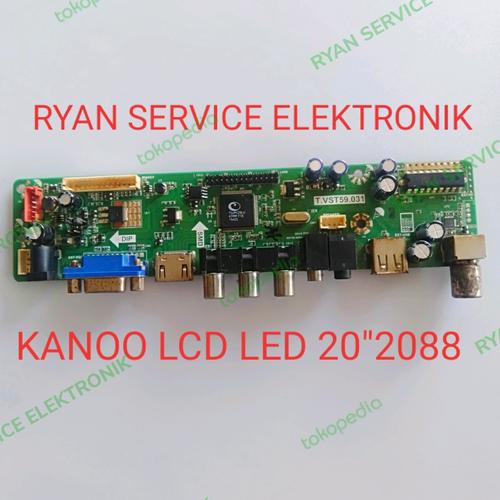 Jual mb mainboard TV LCD LED KANOO 20 INCH 2088 - Kab. Brebes - RYAN ...