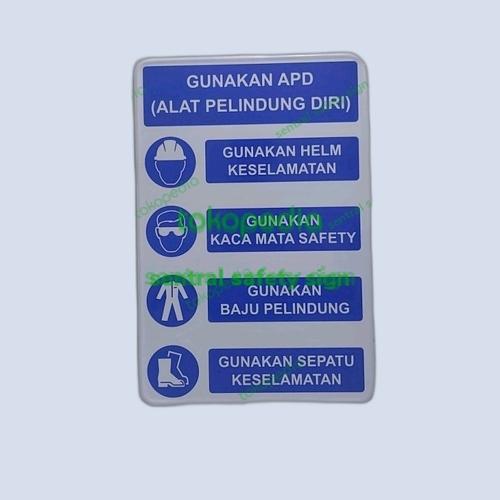 Jual Rambu Alat Pelindung Diri - Jakarta Barat - SENTRAL SAFETY SIGN ...
