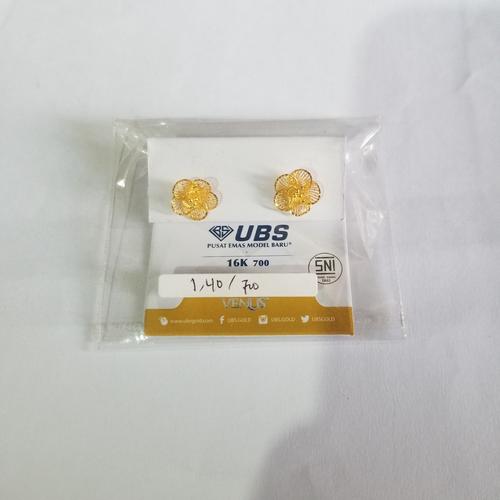 Jual TERBARU Giwang wanita model bunga kendari mewah dan stylish emas ...