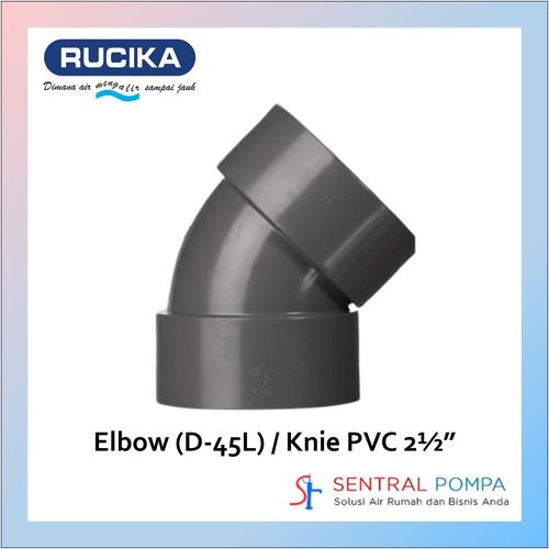 Jual Elbow D-45L Rucika D 2 1/2" 45 Derajat Knee Knie Keni PVC 2,5 Inch - Kota Bandung - Sentral ...
