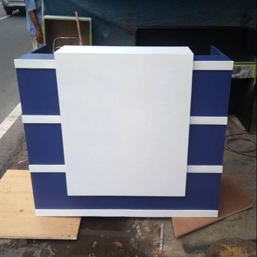 Jual CUSTOM | Receptionist Desk Meja Counter Kasir Cashier Desk - Kab ...