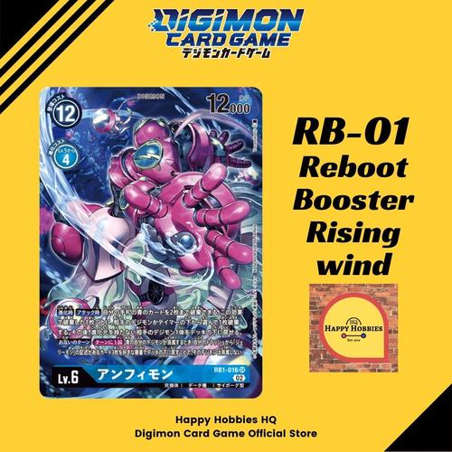 Promo Digimon Card Game RB1-016 Amphimon Paralel SR - Kota Surabaya - Happy Hobbies HQ SUB ...