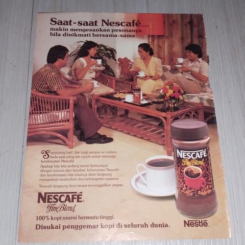 Jual Iklan Jadul Nescafe fine blend - Kota Bandung - Kawan ...