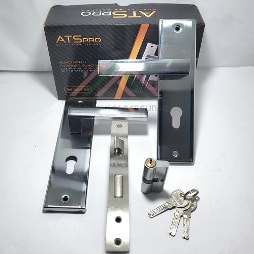 Jual Kunci Pintu ATS PRO / Gagang Kunci Body Cylinder Kuningan 20 CM ...