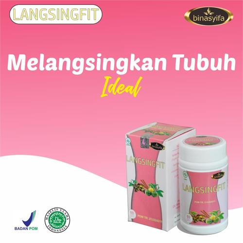 Jual Obat Herbal Pelangsing Badan LANGSINGFIT Atasi Obesitas Perut ...