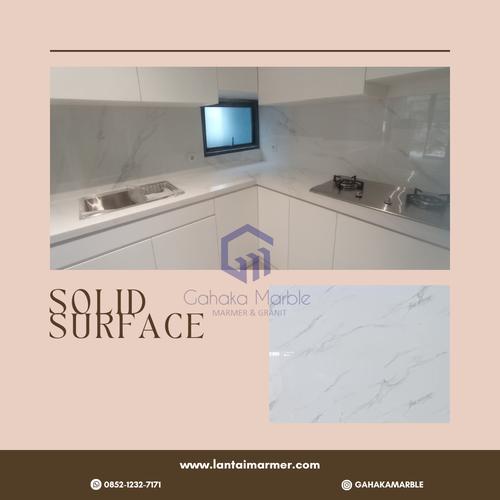 Jual Kitchen Set Solid Surface I Statuario Solid Surface | Marmer Slab - PER METER LARI - Kota ...