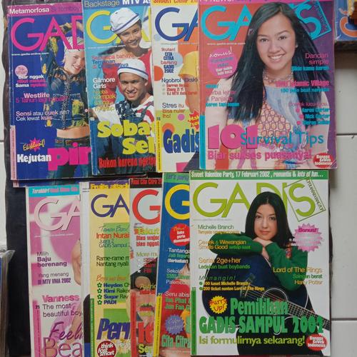 Jual Majalah Gadis edisi tahun 2002 majalah bekas majalah jadul - no.31/2002 - Kota Bekasi ...