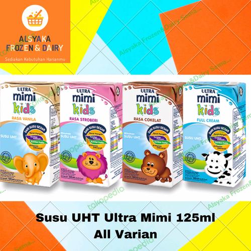 Jual Susu UHT Ultra Mimi Kids 125ml All Varian (Ecer) - Coklat - Kota ...