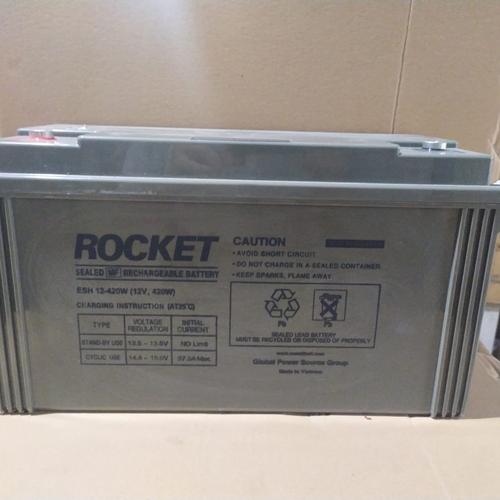 Jual rocket SEALED MF RECHARGEABLE BATTERY ESC 120-12FR (12 volt 120ah ...