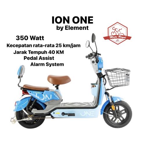 Jual SEPEDA LISTRIK ION ONE ELEMENT MOTOR 350W Watt Ebike Pedal Assist ...