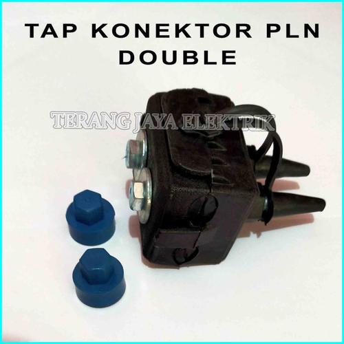 Jual Tap Konektor Kabel Listrik PLN HITAM DOUBLE / 2 BAUT - Jakarta ...