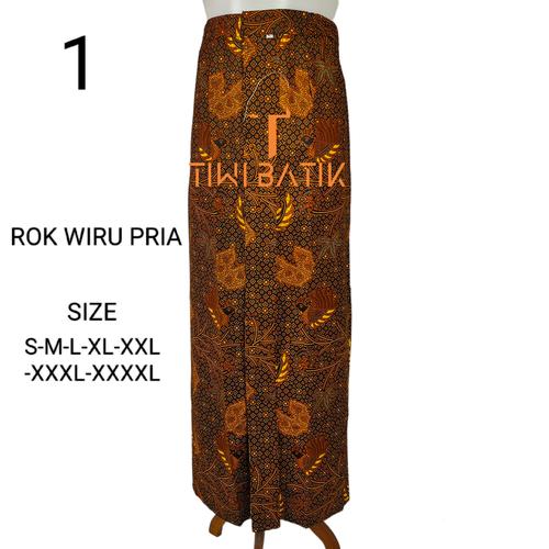 Jual Rok Wiru Pria Bawahan Adat Jawa Tinggal Pakai - Cokelat 1, S - Kab ...