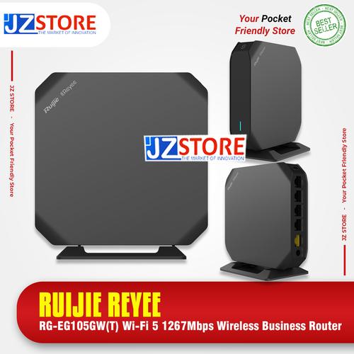 Jual RG-EG105GW(T) Ruijie Reyee Wi-Fi 5 1267Mbps Wireless Business Router - Kota Medan - JZTECH ...