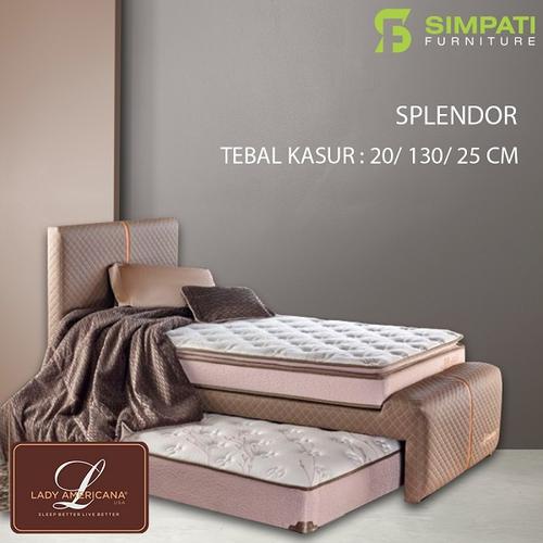 Jual Springbed Lady Americana 3in1 Splendor Komplit Set - 120x200 - Kab ...