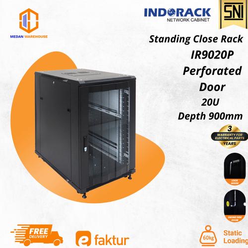 Jual Rack Server IR9020P Depth 900mm 20U Perforated Door Rak 20U ...