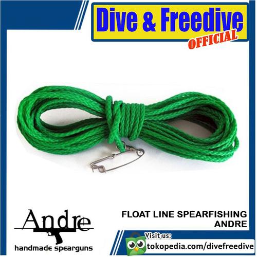 Jual Float Line Andre Speargun Tali Apung Strand Rope Green Spearfishing - GREEN, 15 METER ...