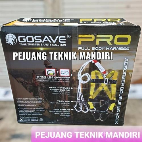 Jual FULL BODY HARNESS PRO ABSORBER DOUBLE BIG HOOK GOSAVE / BODY HARNESS - Jakarta Barat ...