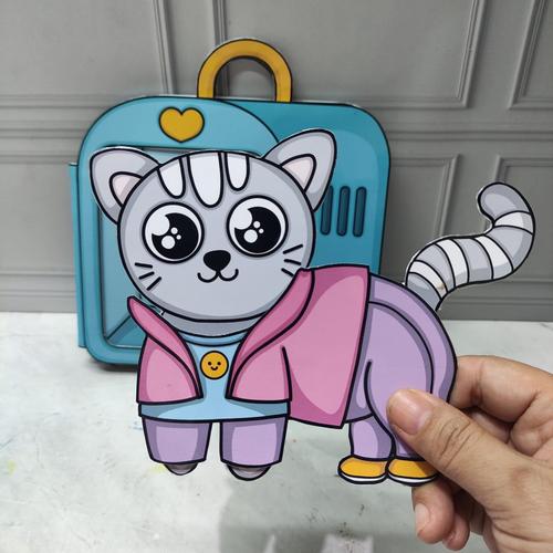 Jual Busy Book Anak / paper doll / boneka kucing lucu - Kota Depok ...