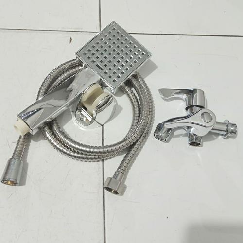 Jual PAKET SHOWER MANDI MINIMALIS LENGKAP KRAN CABANG STENLIS MURAH ...